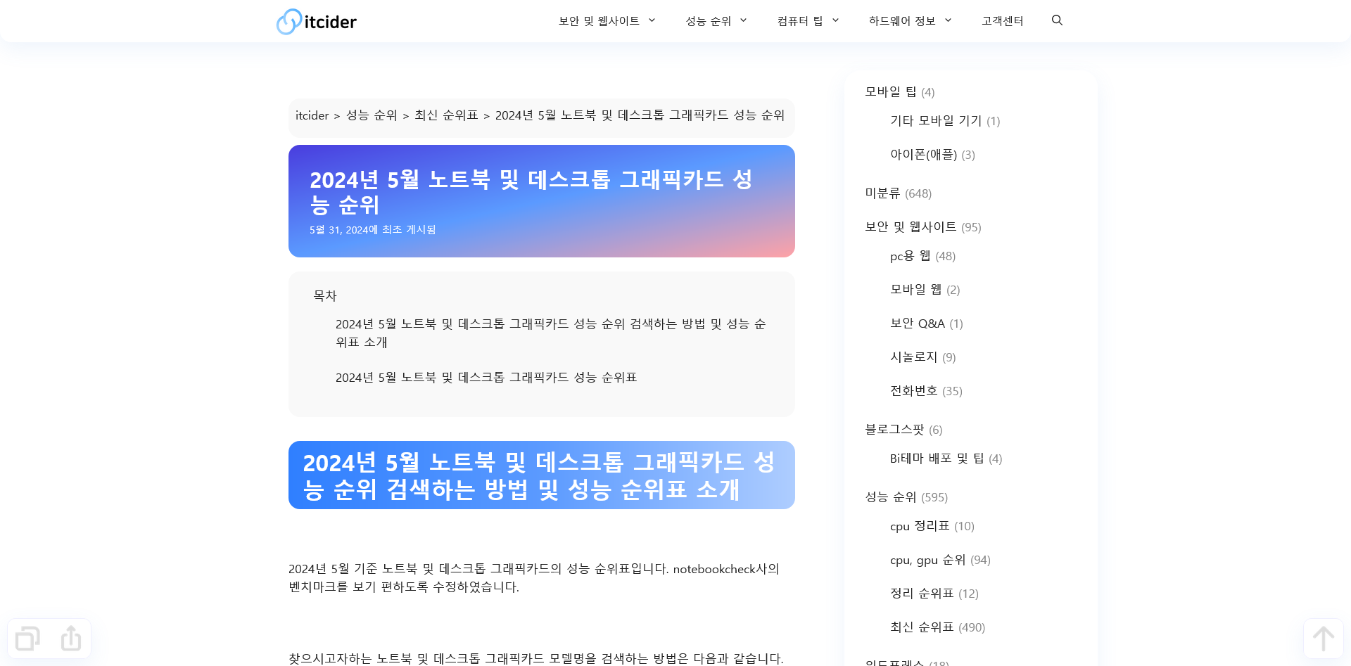 wi theme 3.4.1 업데이트 - itcider